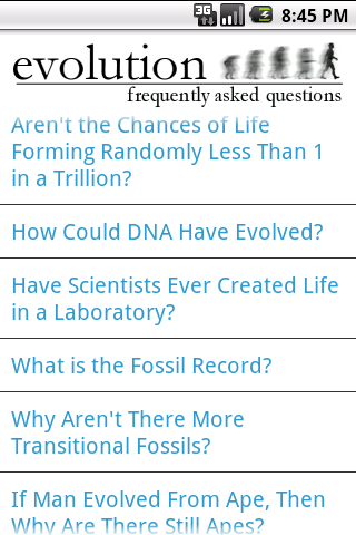 Evolution FAQ - App on Amazon Appstore