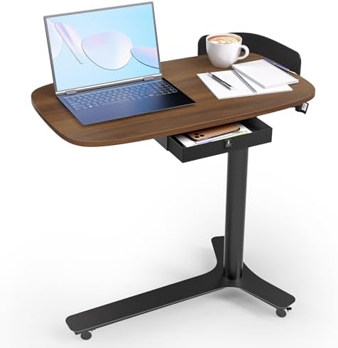 Amazon.com: WALKINGDESK Pneumatic Mobile Standing Desk with Drawer, 28 ...