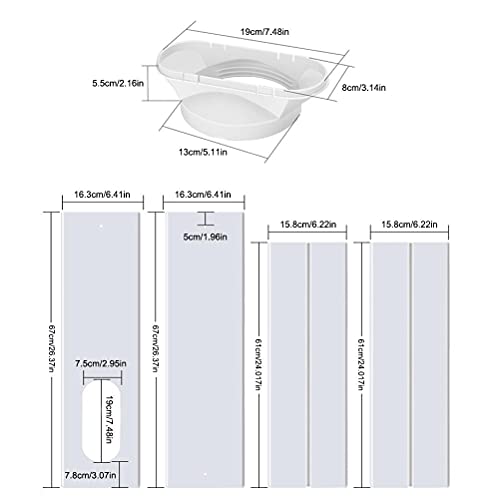 Portable Air Conditioner Sliding Door Vent Kit,Sliding Door Air ...