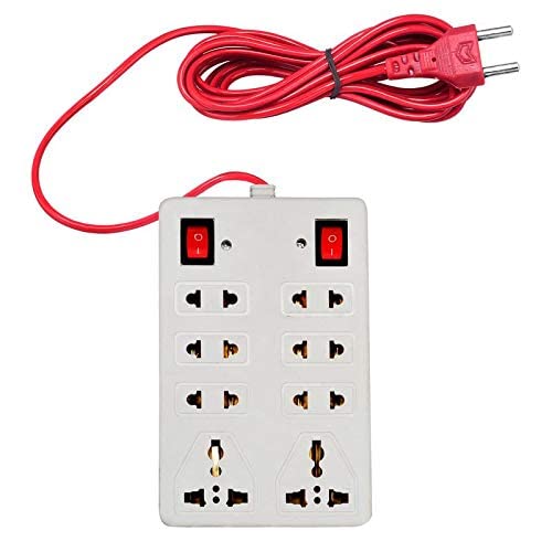 Buy Om Guru Kripa Traders Extension Board Box, 8 Multi Plug Points ...