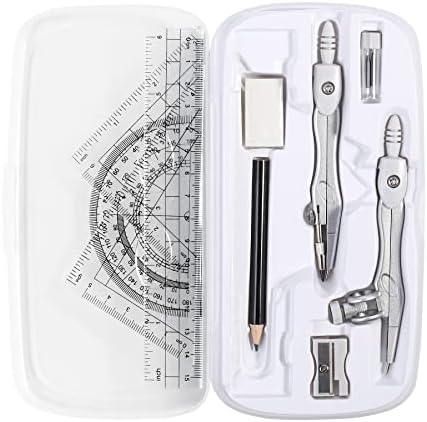 Amazon.com : Vobou Math Geometry Kit Sets 10 Piece Student Supplies ...
