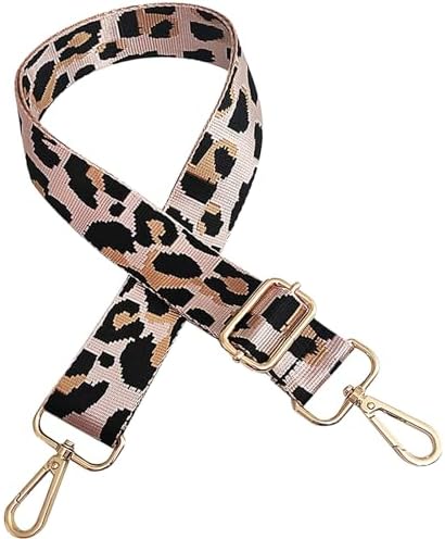 Fozuanei Leopard Print Wide Shoulder Strap, Adjustable Replacement ...