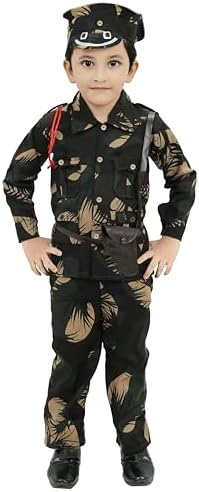 Buy Chandrika Cotton Kids Police Army Military Ips Costume Dress For ...