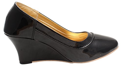Buy new bon bon shoes Women's Black Pumps - 5 UK at Amazon.in