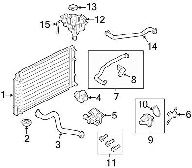 Genuine Ford YL8Z-8100-AA Radiator Cap Assembly, Radiator Caps - Amazon ...