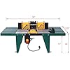 Bench top Portable Router Table 34 in. x 13.5 in, Universal Electric ...