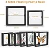 Amazon.com: Linkstyle 3D Floating Frame Display Stand, Transparent PE ...