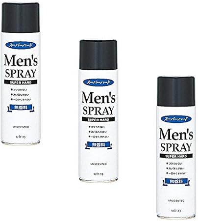 Amazon | 【まとめ買い】MANDOM (マンダム) メンズヘアスプレースーパーハード 無香料 275g【×3個】 | MANDOM(マンダム) | ヘアスプレー 通販