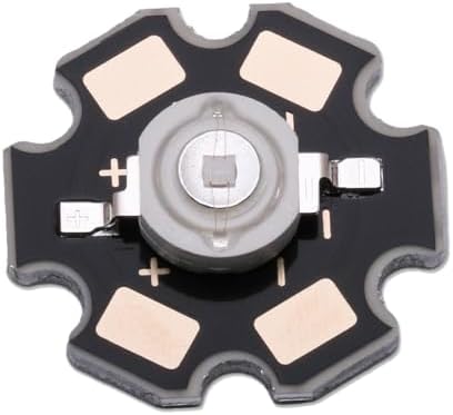 LEDGUHON 5PCS Blue LED Chip, 3W Light Emitting Diode with Aluminum ...