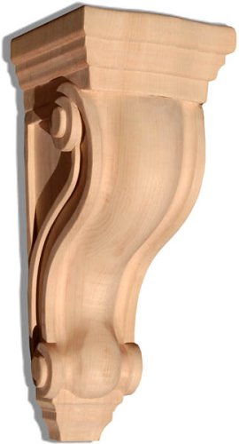 14½"h X 5¾"w X 6½"d - Extra Large San-Louis Maple Wood Corbels ...