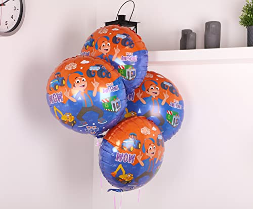 Toyland 18 Inch Round Blippi Character Foil Balloon – Kids Party ...