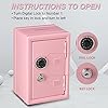 Younion Money Safe and Cash Lock Box, Mini Size Security Safe Box for ...