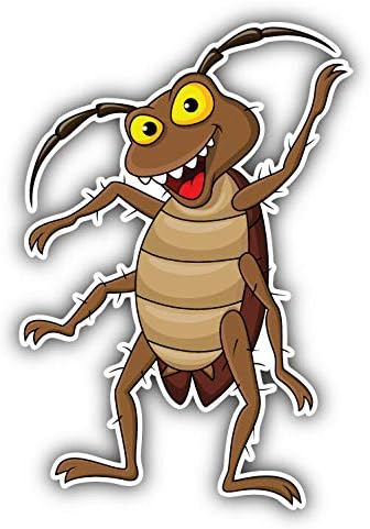 Amazon.com: KW Vinyl Cockroach Cartoon Truck Car Window Bumper Sticker ...