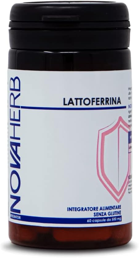 NovaHerb Lattoferrina Pura | Integratore alimentare | Uomo e Donna ...