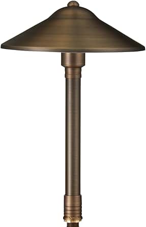 VOLT Turtle Safe 12V Brass Max Spread Mini LED Path Light (Bronze) with ...