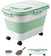 Amazon.com: DDMOMMY 20-50 Lbs Food Storage Container With Wheel ...