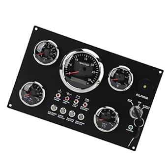 Amazon.com: Digital Gauge Cluster Panel Display RPM Fuel Level Oil ...