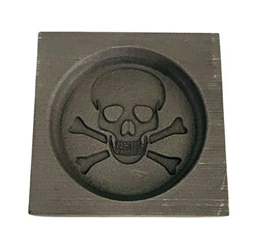 Amazon.com: Skull & Crossbones Graphite Coin Mold : Handmade Products