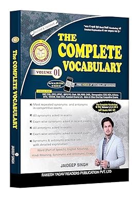 Buy THE COMPLETE VOCABULARY VOLUME-1(REVISED&UPDATED) USEFUL FOR SSC ...
