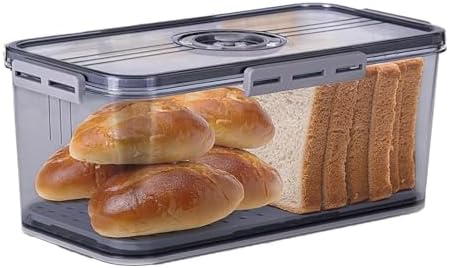 Amazon.com: YUANNING Bread Boxes for Kitchen Countertop, Time Recording ...