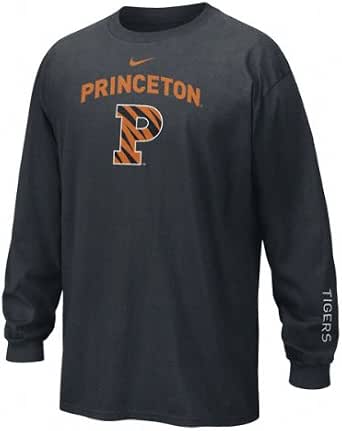 Amazon.com: NIKE Princeton Tigers Classic Logo Long Sleeve Tee - X ...