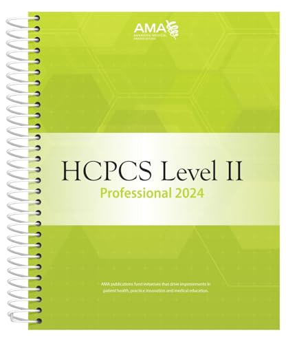 HCPCS Level II Professional 2024 (HCPCS Level II (American Medical Assn ...
