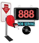 Amazon.com: Queue Calling System Restaurant Pager Waiting Number ...