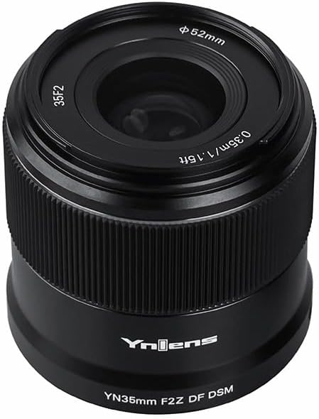 Yongnuo YN35mm F2Z DF DSM Fast Autofocus Prime Lens for Nikon Z Mount ...