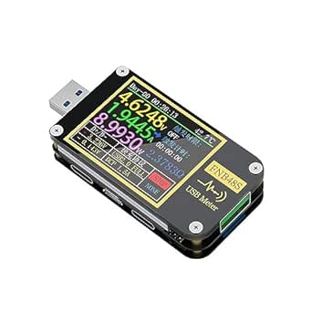 Amazon.co.jp: Current Voltage Checker, FNB48S USB Capacitive Voltage ...