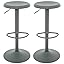 Amazon.com: Brage Living Adjustable Bar Stools Set of 2, Swivel Round ...