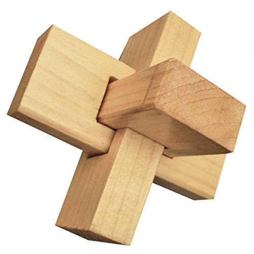 Funrally Wooden 3D Knot Puzzle (3 Pieces) : Amazon.in: Toys & Games