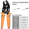IWISS iCrimp SN-28B Crimping Tool for AWG28-18 Dupont Pins & 620PCS 2.54 Pitch Row Dupont Type ...