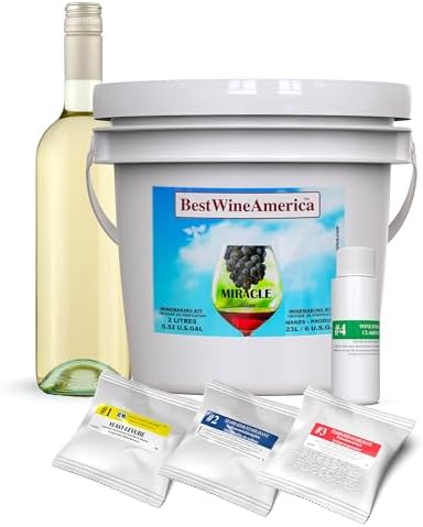 BestwineAmerica Miracle Grape Extraction – White Style Wine Making Kit ...