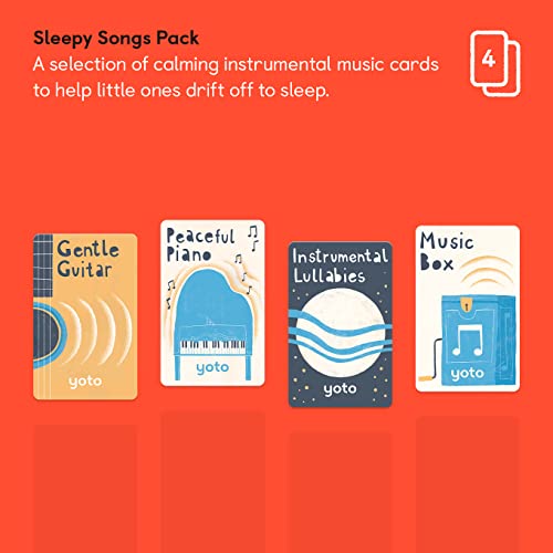Snapklik.com : Yoto Sleepy Songs Pack4 Kids Musical Audio Cards For Use ...