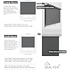 Amazon.com: KALYSIE Cordless Roller Shades 100% Blackout Blinds for ...