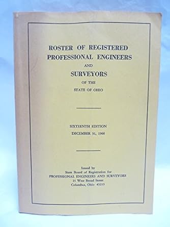 Roster of Registered Professional Engineers and Surveyors of the State ...