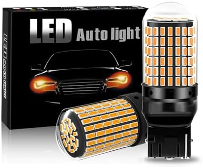 Amazon.com: Z-oneMart 7440 LED Bulbs Turn Signal Lights Amber Yellow ...