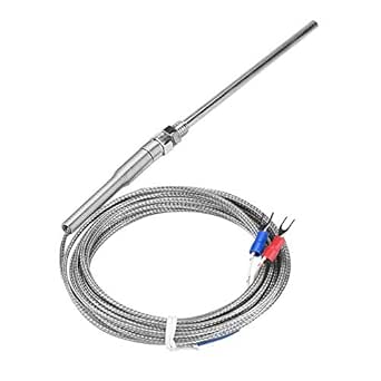 K Type Thermocouple Fast Response Temperature Sensor Wire 0400℃ Probe ...