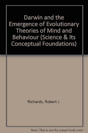 Amazon | Darwin and the Emergence of Evolutionary Theories of Mind and ...