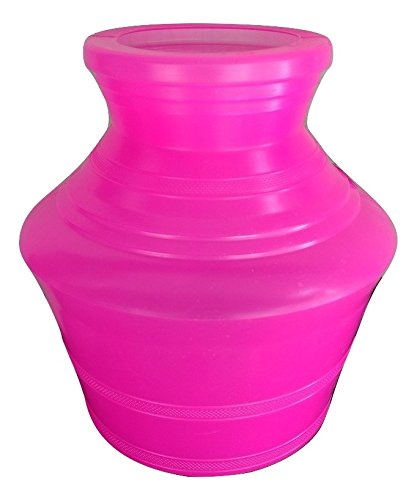 Harish Plastics 6 Liter Water storage pot Pink : Amazon.in: Home & Kitchen