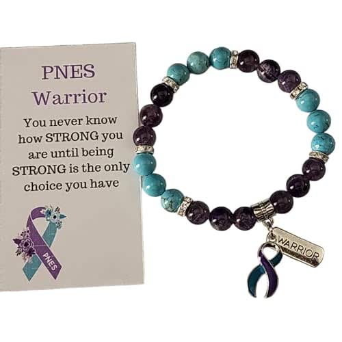 Amazon.com: Psychogenic Non Epileptic Seizures Awareness Beaded ...