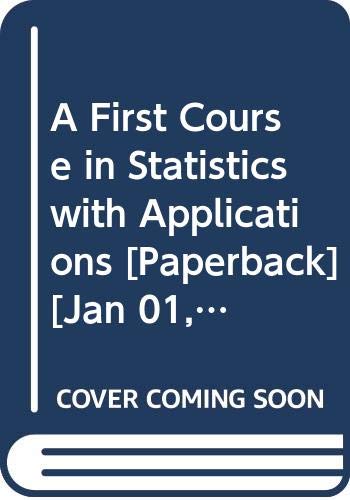 A First Course in Statistics with Applications : Amazon.in: Books