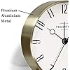 Amazon.com: Presentime & Co Mozart Mantel Alarm Clock, Desk and Shelf ...