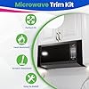 Amazon.com: Universal Microwave Trim Kit - Black metal Microwave Filler ...