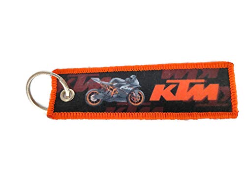 GuardF Cloth Double Sided KTM Keychain Keyrings Key Holder for KTM Fan ...