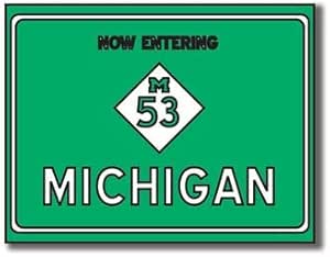 Amazon.com: Scrapbook Customs United States Collection Michigan Laser ...