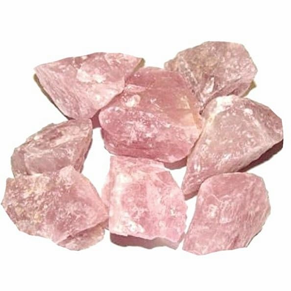 Rose quartz crystal stone raw rough healing crystals reiki stones 250 ...