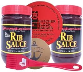 Amazon.com : Butcher Block Regular Rib Sauce, 21 oz : Grocery & Gourmet ...