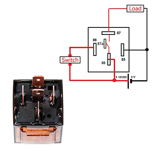 Snapklik.com : Car Truck Auto 12V 60A 60 AMP SPDT Relay Relays 5 Pin ...