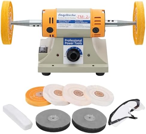 4" Jewelry Polisher - Adjustable Variable Speed Bench Buffer ...